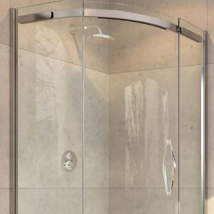 Flair Shower Enclosures ORO Sliding Quadrant Shower Enclosure Door ...