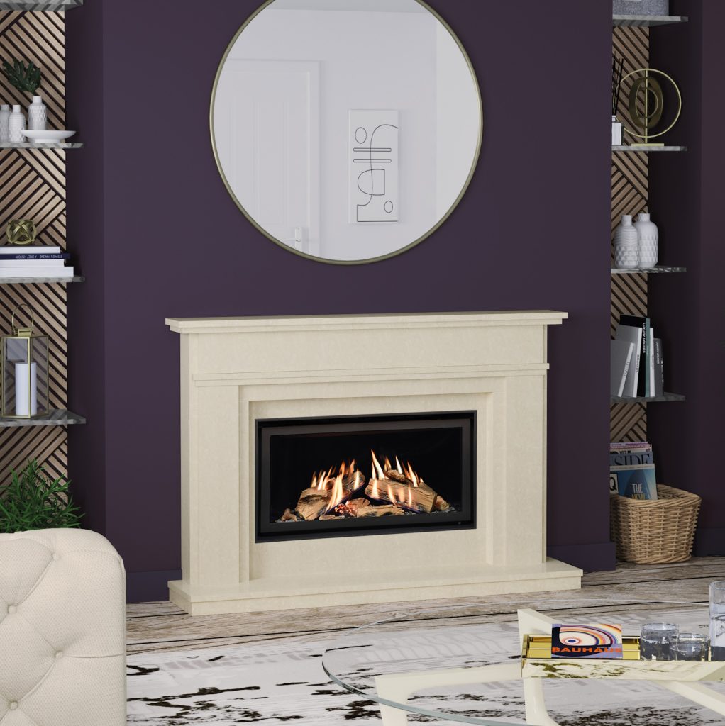 Elgin And Hall Harlow 800CF Micro Marble Gas Fireplace - Homecare ...