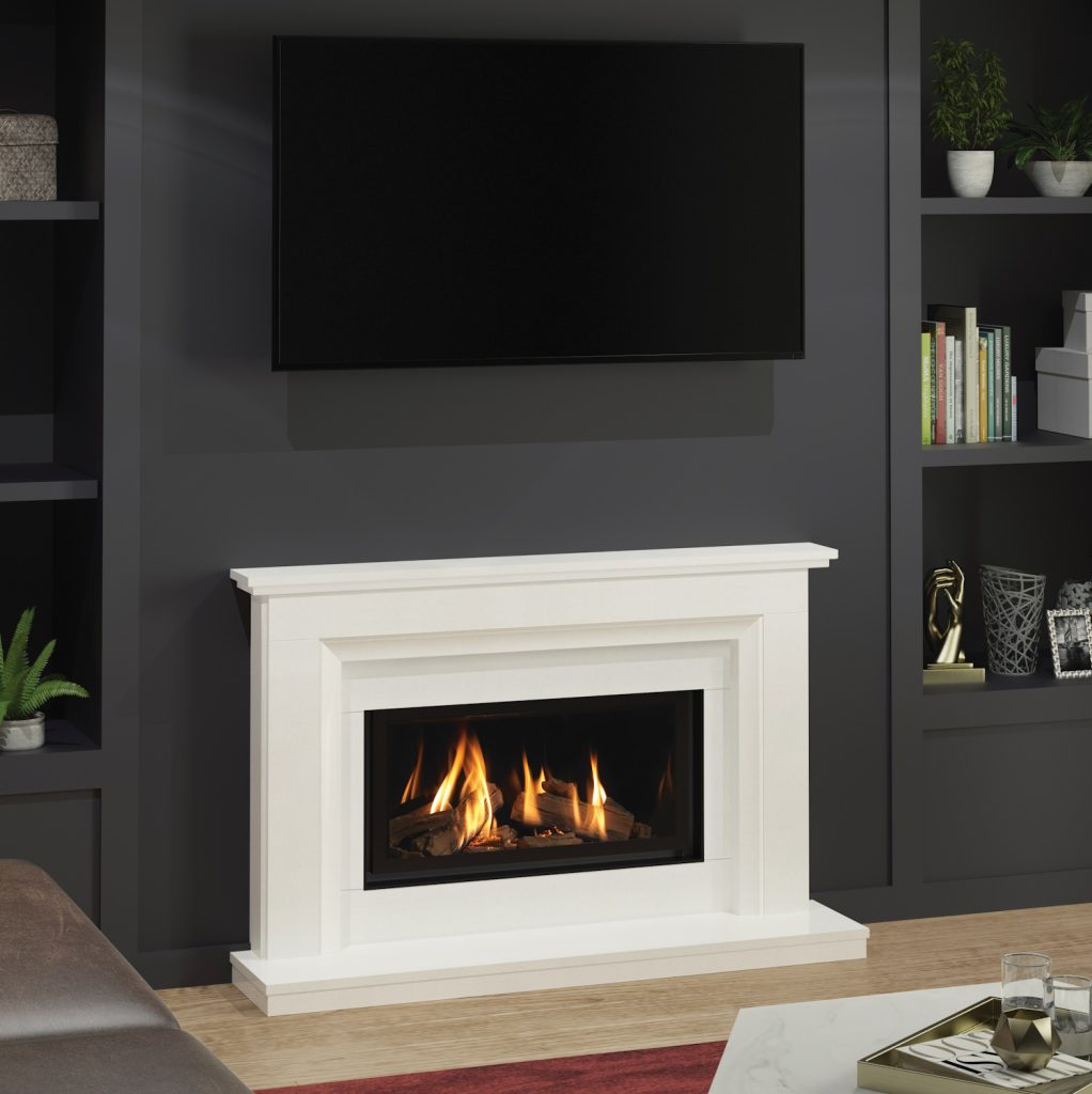 Elgin And Hall Adele 800CF Micro Marble Gas Fireplace - Homecare ...