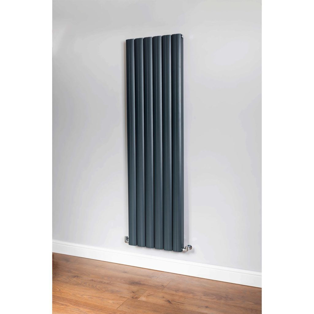 DQ Pica Vertical Central Heating Aluminium Designer Radiator - Homecare ...