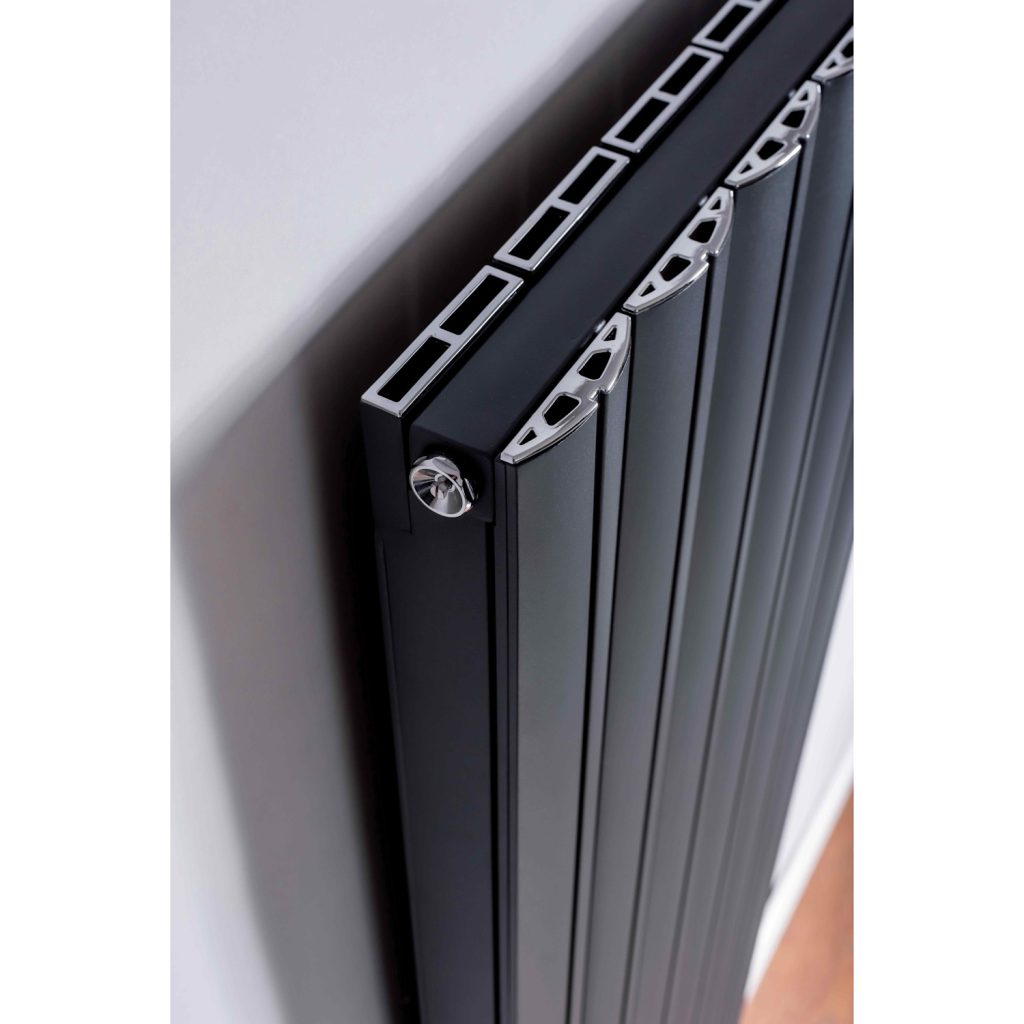 DQ Pica Vertical Central Heating Aluminium Designer Radiator - Homecare ...