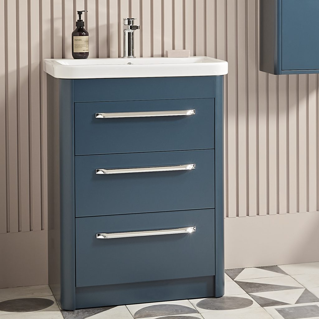 Roper Rhodes R2 Contour 600mm Freestanding 3 Drawer Wash Unit ...
