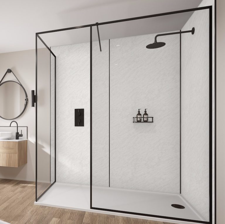 Wetwall Bathroom Wall Panelling Mermaid Collection - Carrara Marble ...
